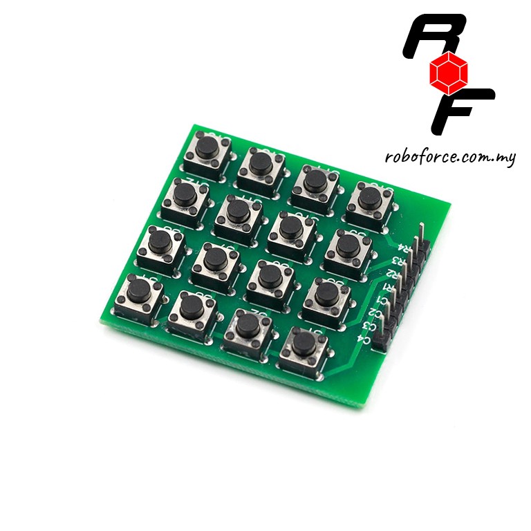 4x4 Button Keypad Module for Arduino/Raspberry Pi/ ARM/ 8051 ...