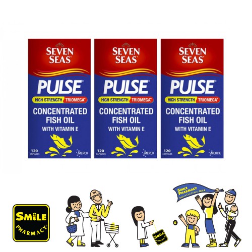 Seven Seas Pulse High Strength Triomega® Concentrated Fish Oil | Shopee ...