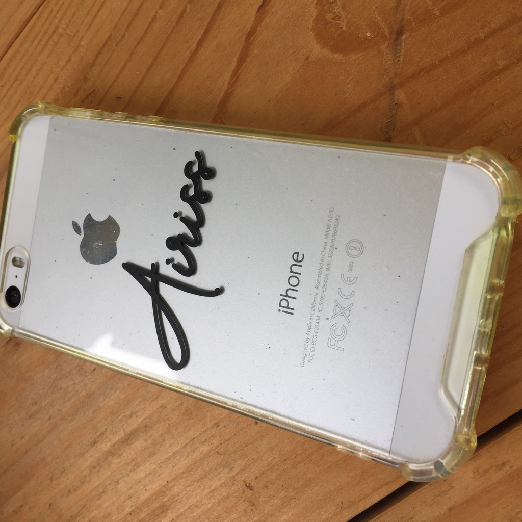 STICKER NAMA CUSTOM MADE, STICKER HANDPHONE, STICKER CASING | Shopee ...