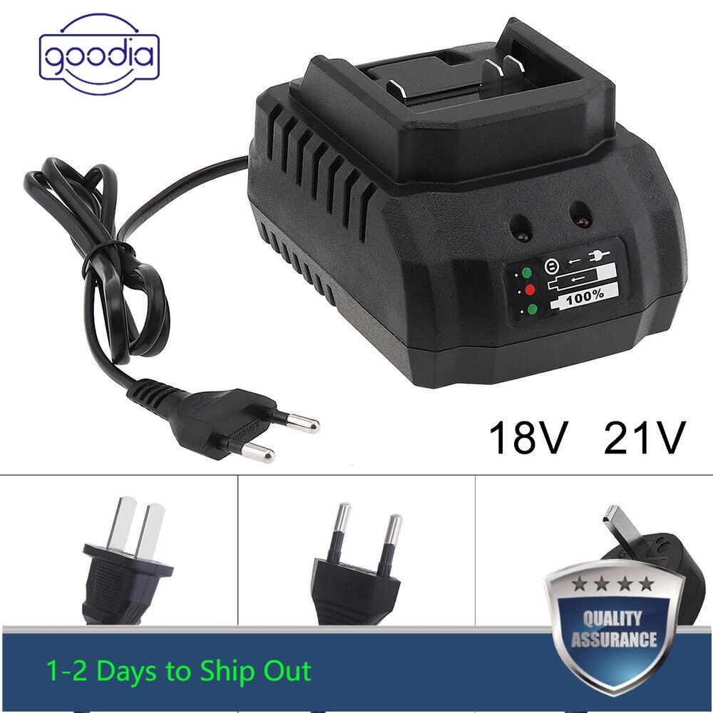 18V 21V 2A Lithium Battery Charger Power Tool Portable High Power Battery Smart Fast Charger ...