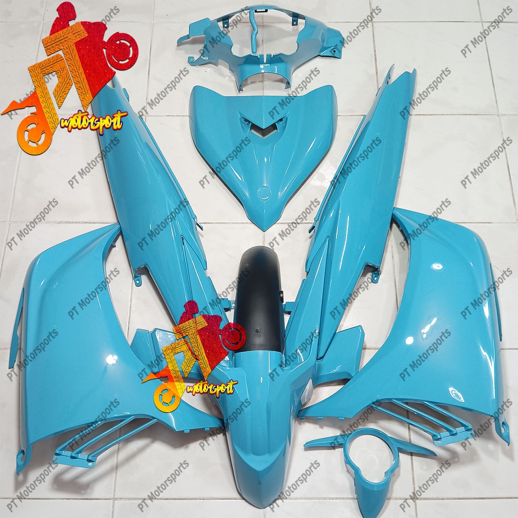 Yamaha Lc 135 Cover Set Sky Blue Cover Set Kosong Lc135 V2 V3 V4 V5 V6 ...