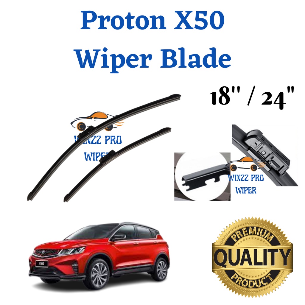 [PREMIUM] Proton X50 Grade AAA Wiper Blade (Front Set) | Shopee Malaysia
