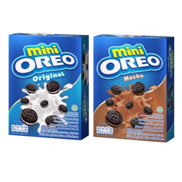 Mini OREO Original / Mocha 40.8g (2 packs x 20.4g) | Shopee Malaysia