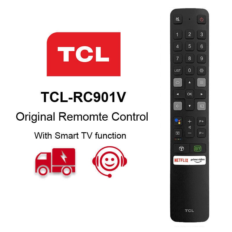 RC901V FMR6 TCL TV Remote Control for Android TV For TCL Smart TV ...