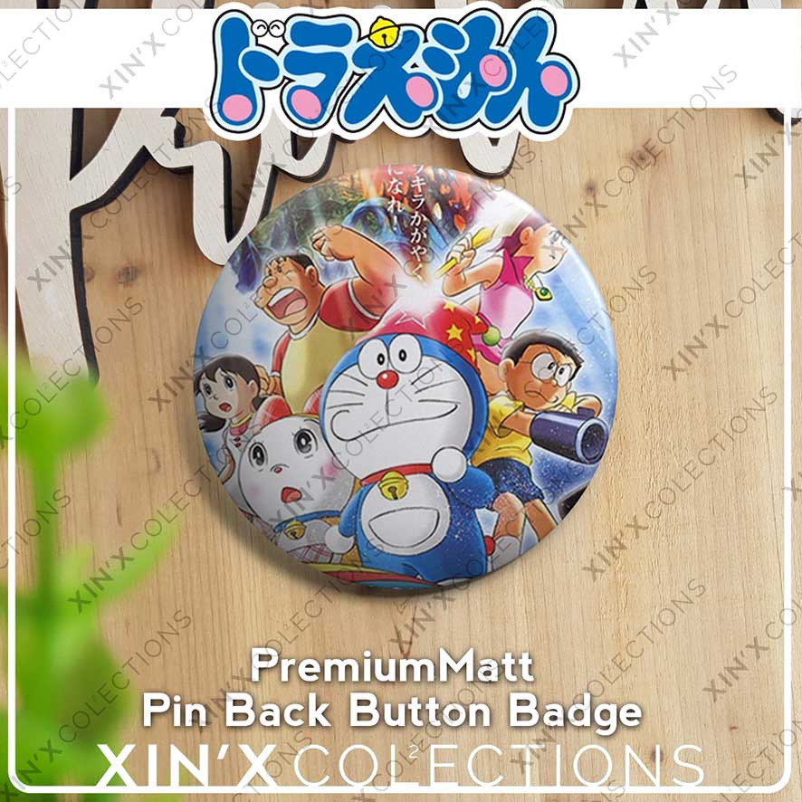 Doraemon NOBITA BUTTON BADGE PIN SAFEPIN ドラえもん 44mm | Shopee Malaysia