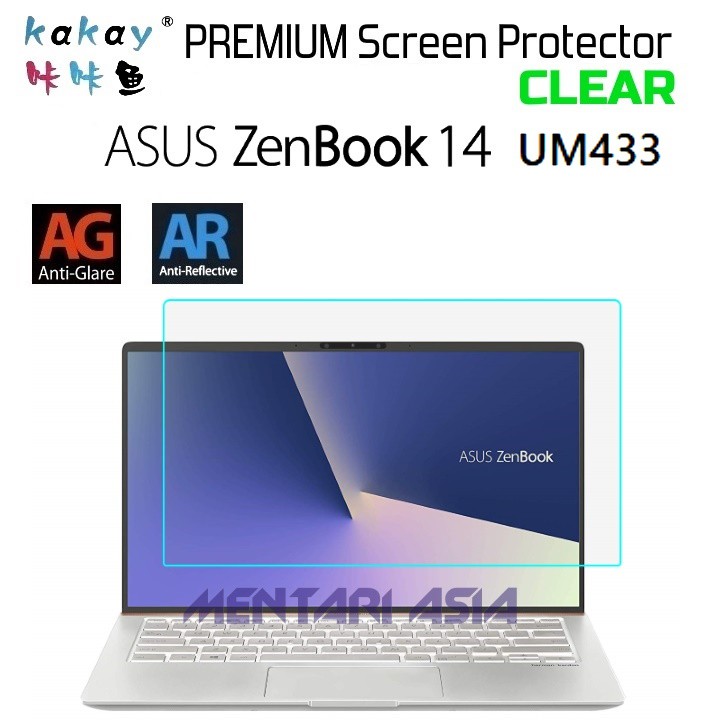 Asus ZenBook 14 UM433 Screen Protector - KAKAY Premium CLEAR | Shopee ...