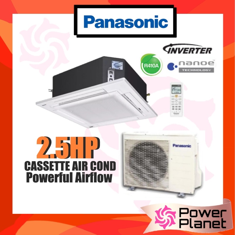 Panasonic Ceiling Cassette Air Cond S-21PU2H5 / U-21PS2H5 2.5HP ...