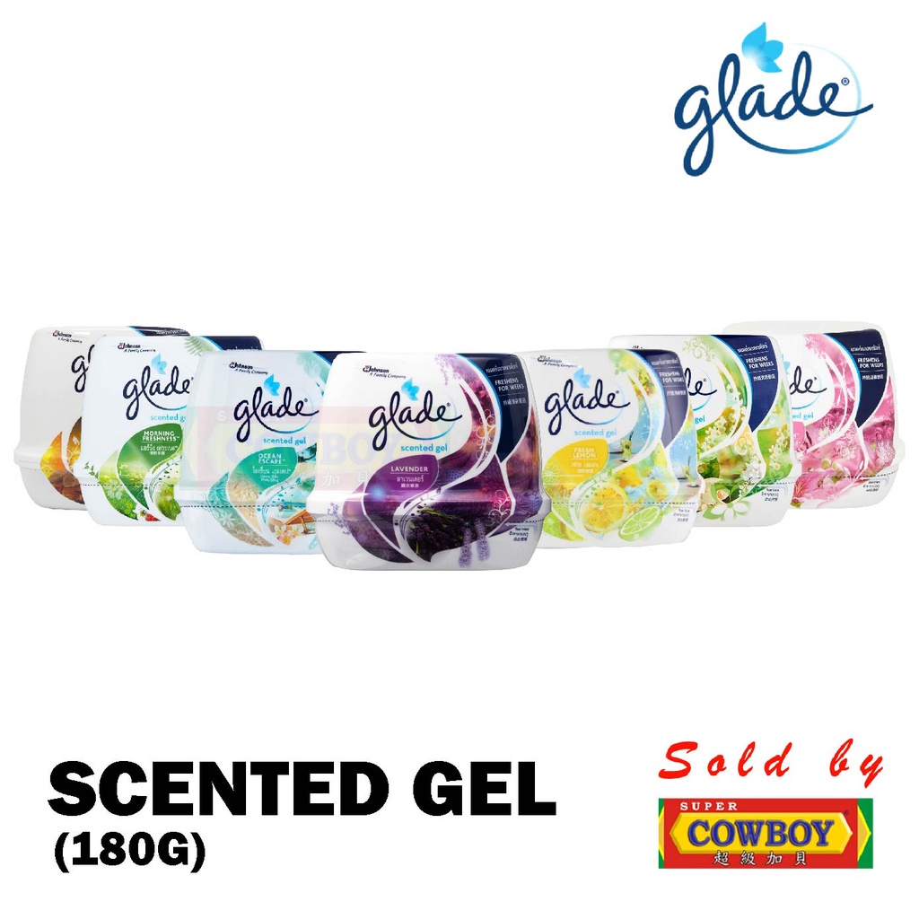 Pewangi Bilik/Pewangi Gel/Glade Scented Gel/Home Fragrance/Solid Air Freshener (180g) (170g ...