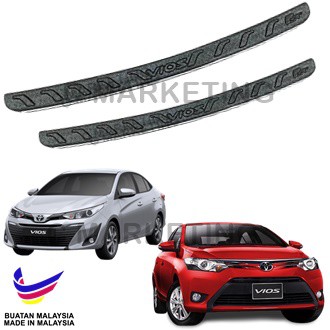 TOYOTA VIOS 3rd Generation Facelift 2018 Rear Bumper Step Protector | Shopee Malaysia