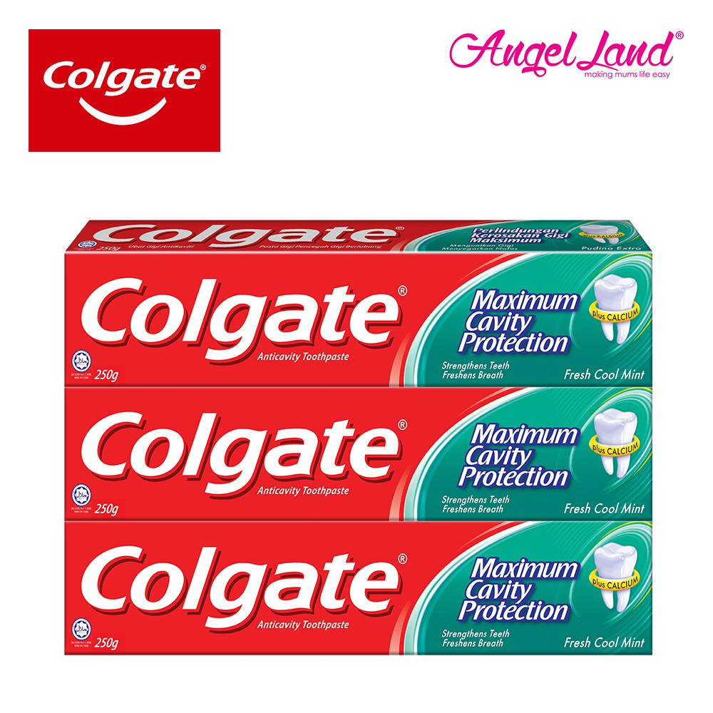 Colgate Maximum Cavity Protection Fresh Cool Mint Toothpaste 250g ...