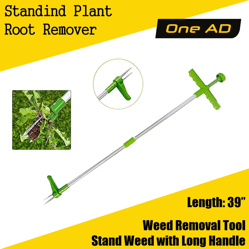 [Ready Stock] Weed Puller Tool Stand Up, Standing Plant Root Remover ...