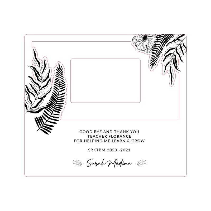 3D GOLD BAR FRAME | WOODEN LASERCUT | CUSTOM MADE | HADIAH HARI GURU ...