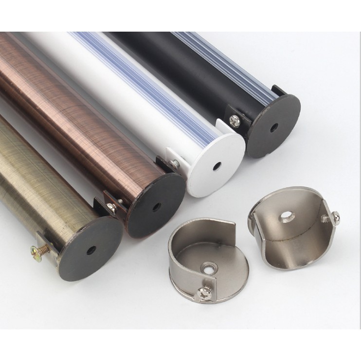 28mm Metal Rod Wall to Wall Bracket (1 pair) | Shopee Malaysia