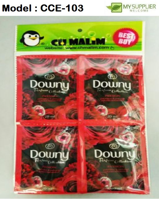 4pcs 20ml Downy Sachet - Passion (Red) | Shopee Malaysia