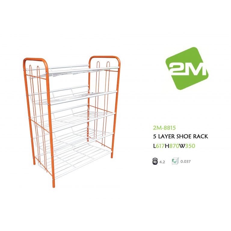 5 Layer Shoe Rack/ Rak Kasut 5 Tingkat Diy Rack Kasut Murah Rack Kasut ...