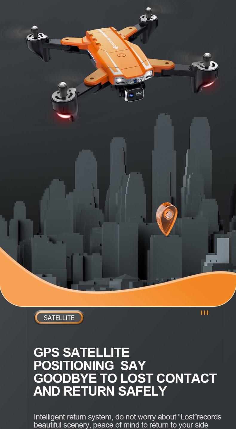 A5S Drone with Camera 8K Obstacle Avoidance Optical Flow Stability ...