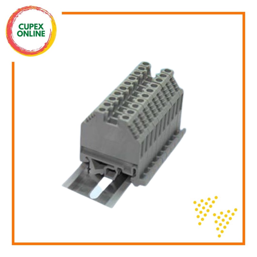 CIKACHI ATB-4-10 Terminal Block 34A 10P (cupex) | Shopee Malaysia