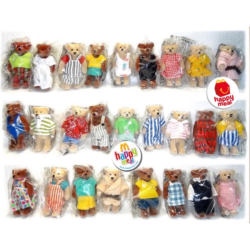 Mcdonalds teddy bear collection store