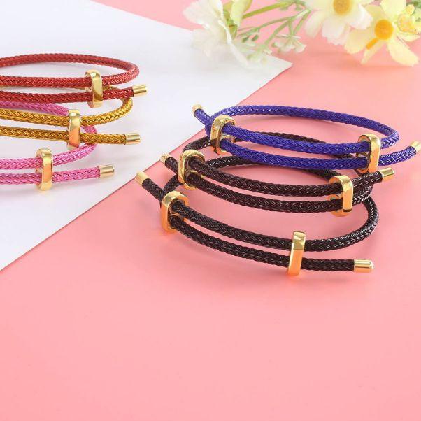 Waterproof Free Wire Rope Bracelet 2Pcs Rubber Stopper | Shopee Malaysia