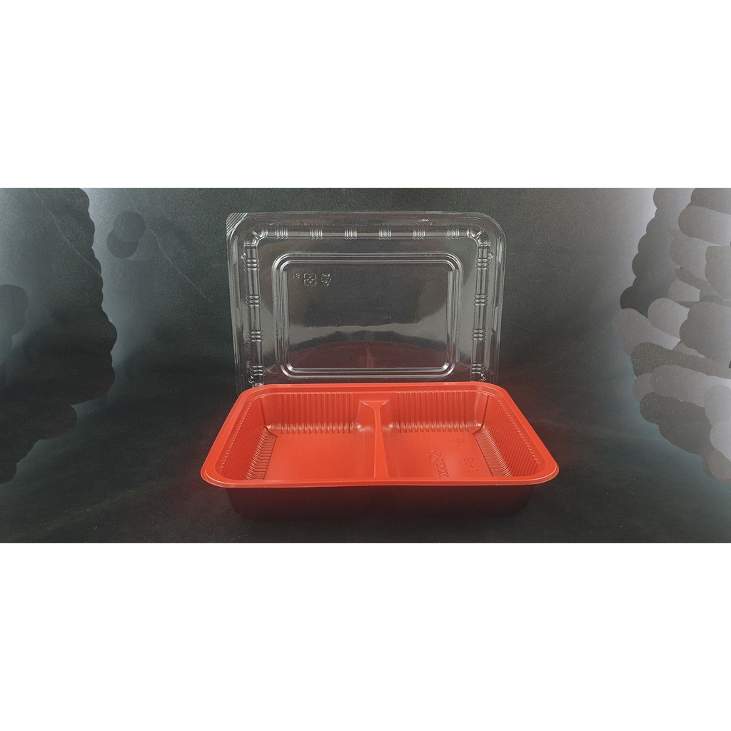 Bento Disposable lunch box BT + LID 50 PCS 5/4/3/2/1 Compartment Lunch ...