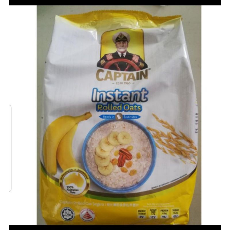 CAPTAIN INSTANT OATMEAL | Shopee Malaysia