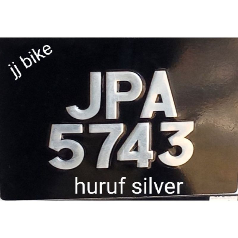 NUMBER PLATE MOTOR PLAT KETUK sticker/NUMBER PLATE KETUK sticker PLATE ...