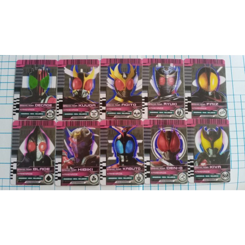 Kamen raider Decade(Kamen raider) Card | Shopee Malaysia