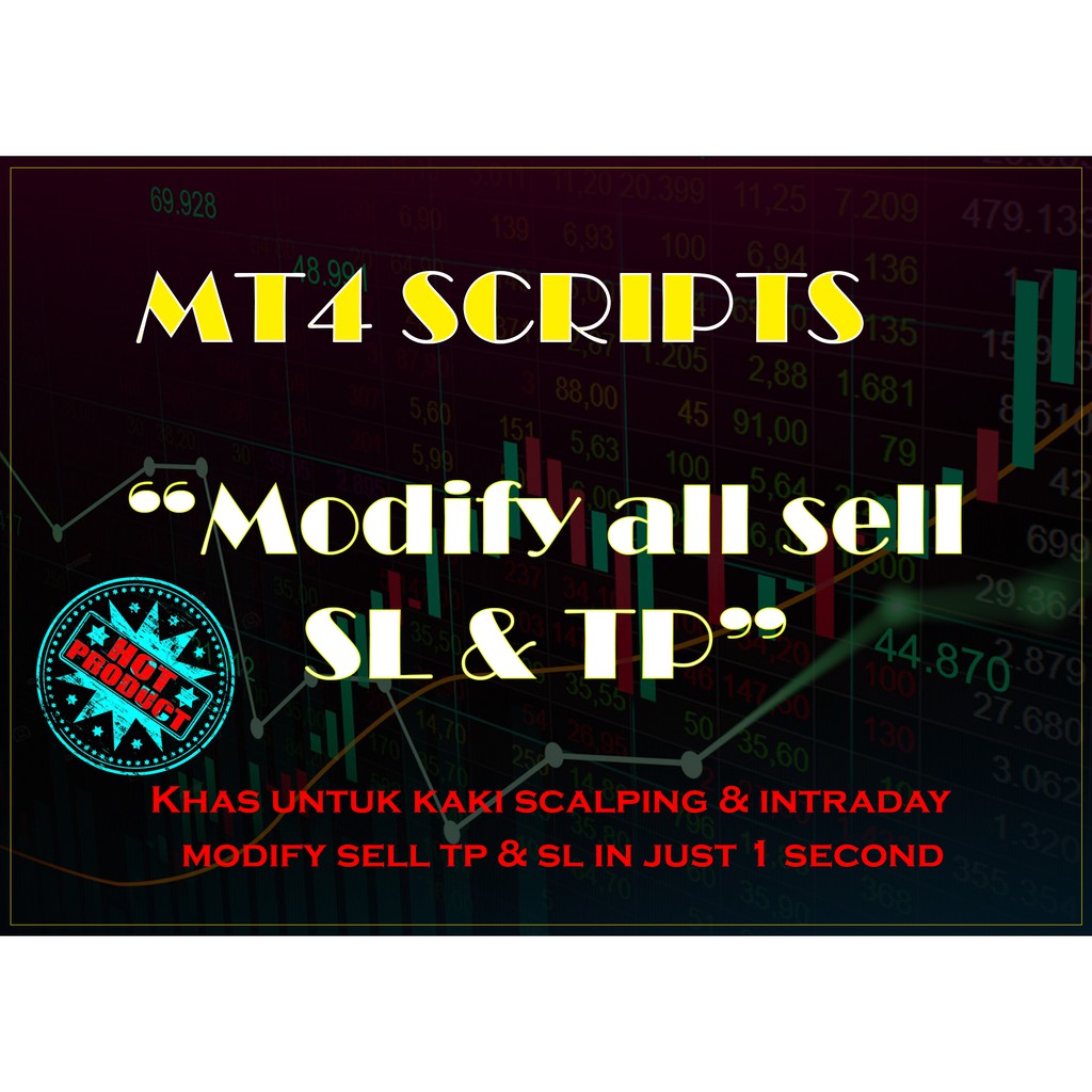 MT4 MODIFY SELL TP & SL SCRIPT (PC) | Shopee Malaysia