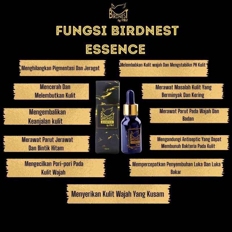 Birdness Essence & Birdnest Facial Radiance by PNA ORIGINAL | Shopee ...