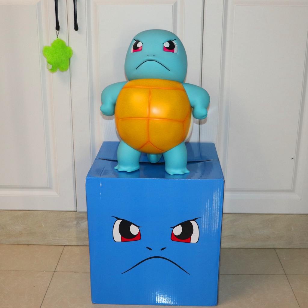 Pokemon Big Size Angry Squirtle PVC Figure Pikachu Charizard Blastoise ...