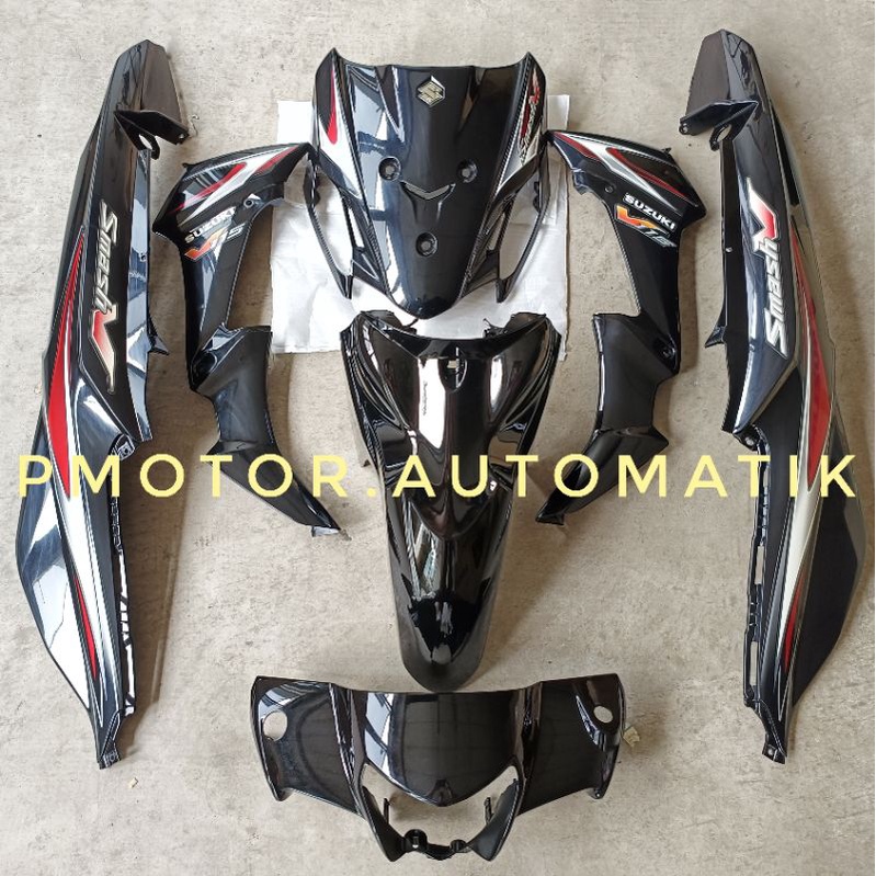 SUZUKI SMASH V V115 (NO DISC) BODY COVER SET ORIGINAL WITH STICKER ...