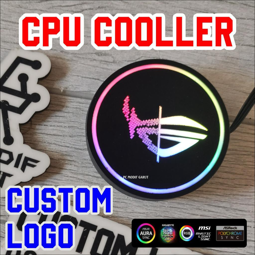 Cpu COOLER ROG EDITION CUSTOM LOGO CUSTOM Design | Shopee Malaysia