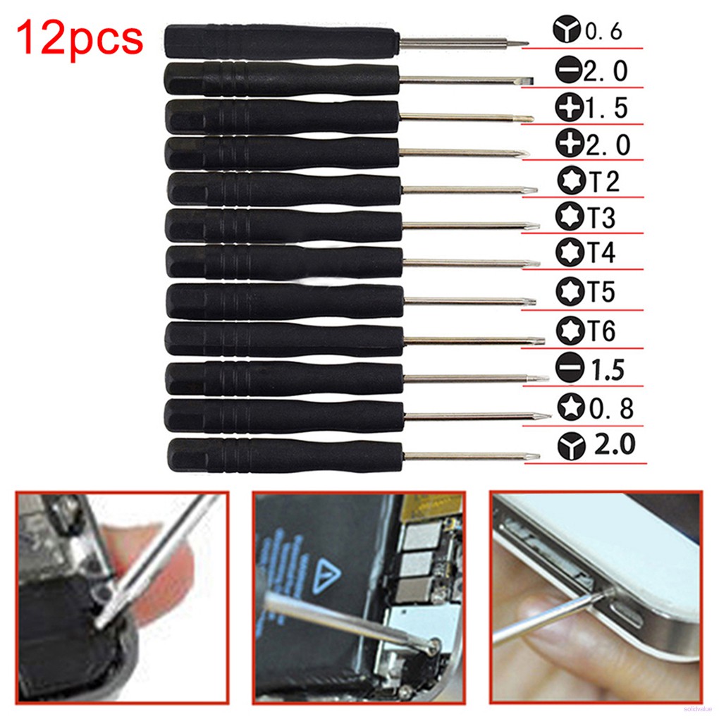 12pcs/set Mini Multi-Function Precision Screwdriver Set Smartphone ...