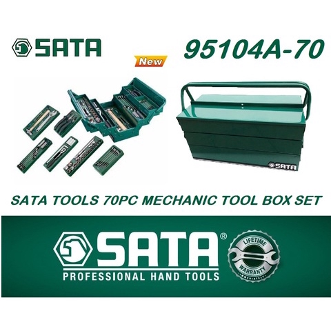 Sata Tools 70pc Mechanic 5 Tray Cantilever Tool Chest Set | Shopee Malaysia