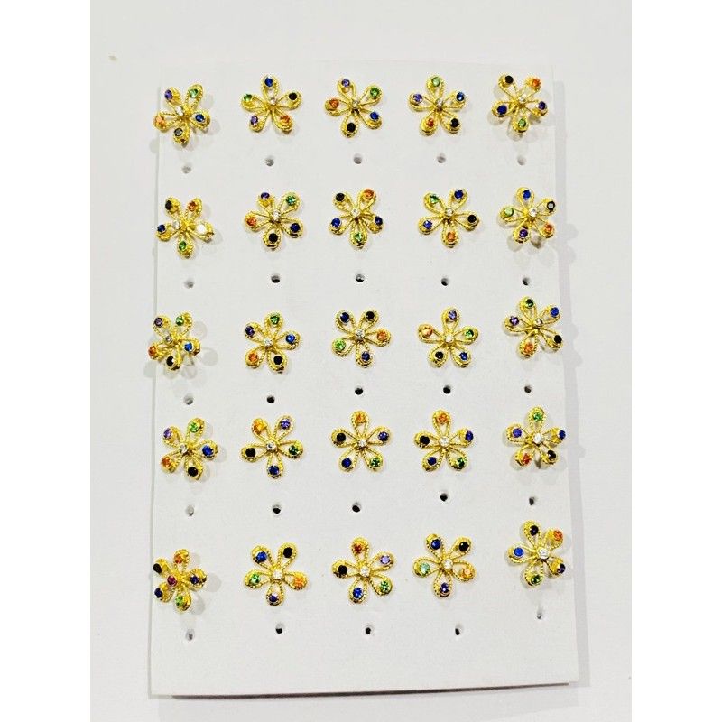 Fancy Multicolour Flower Mukuthi | Shopee Malaysia