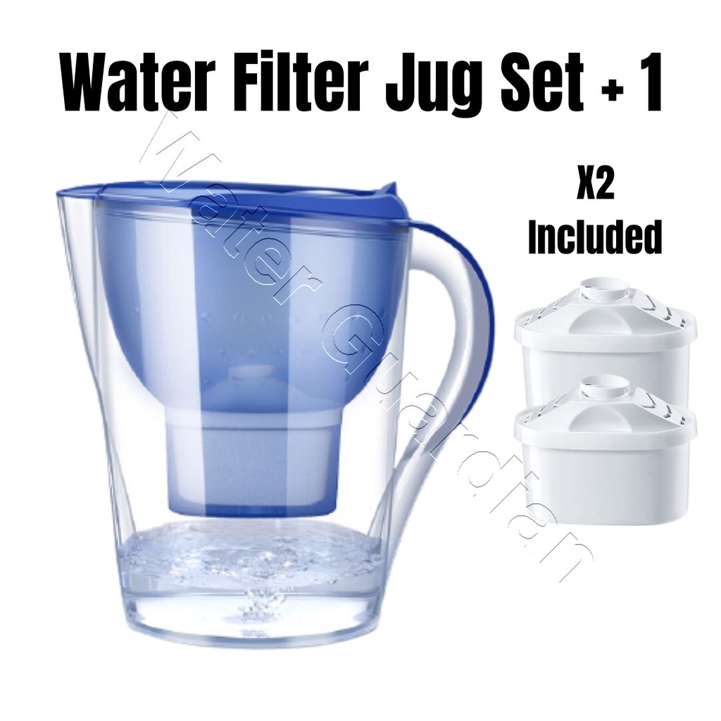 Water Filter Jug 3.5L Digital Water Purifier Activated Carbon ...