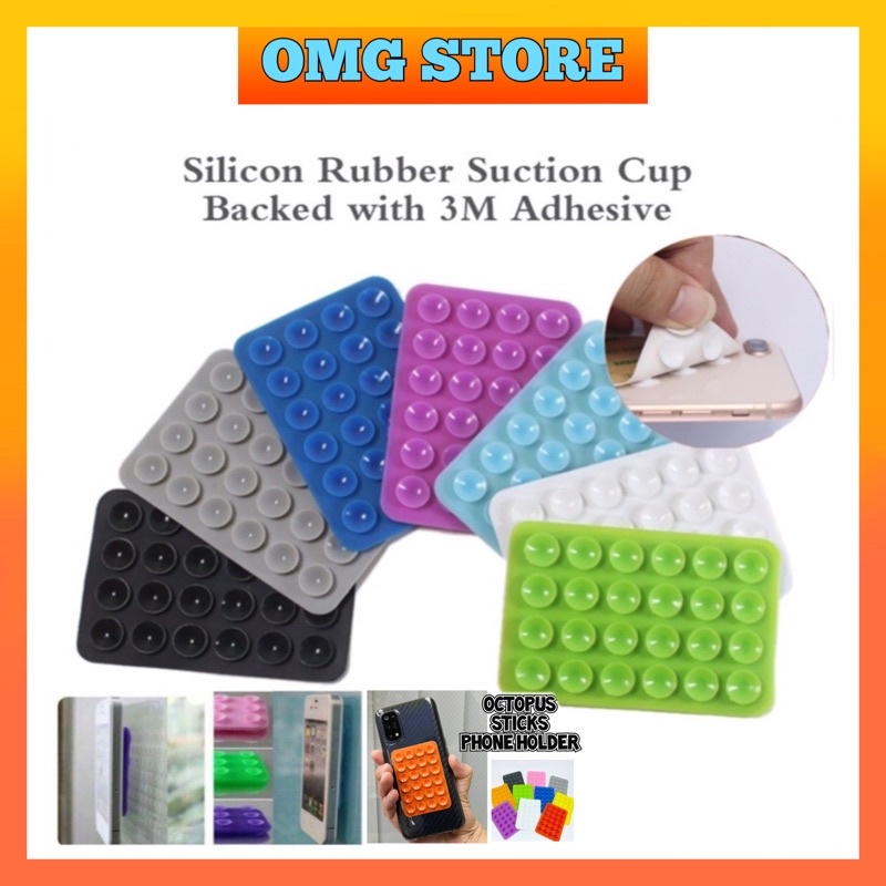 Pelekat Sotong Pad Suction Mobile Phone Sucker Optopus Sticker For ...