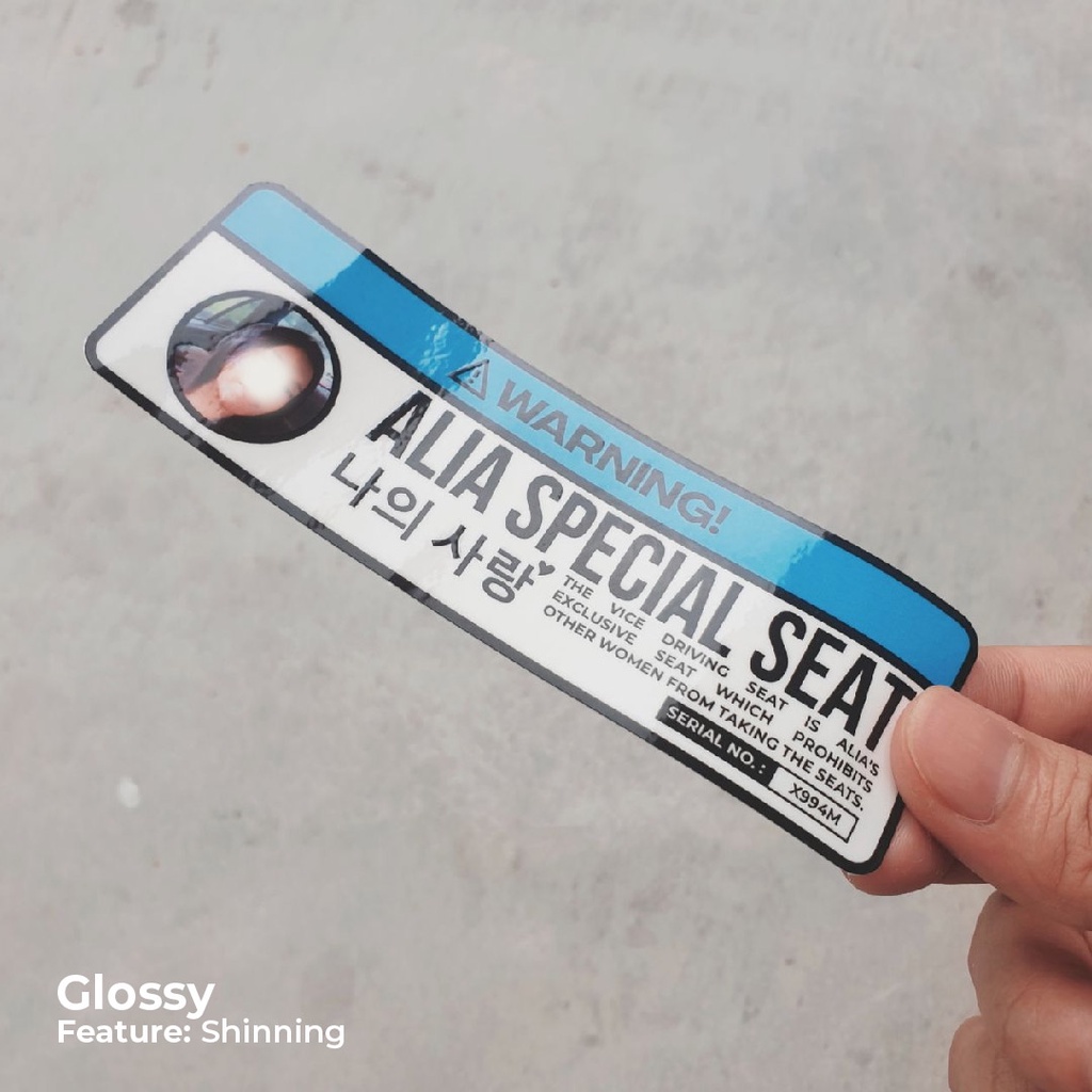 Special Seat SPECIAL TIKTOK VIRAL Stickers, Custom Name, Seat Reserved ...