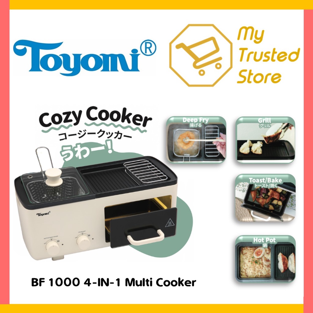 Toyomi (BF 1000) Cozy Cooker NEW Multi Cooker For 1-2 Pax | Shopee Malaysia