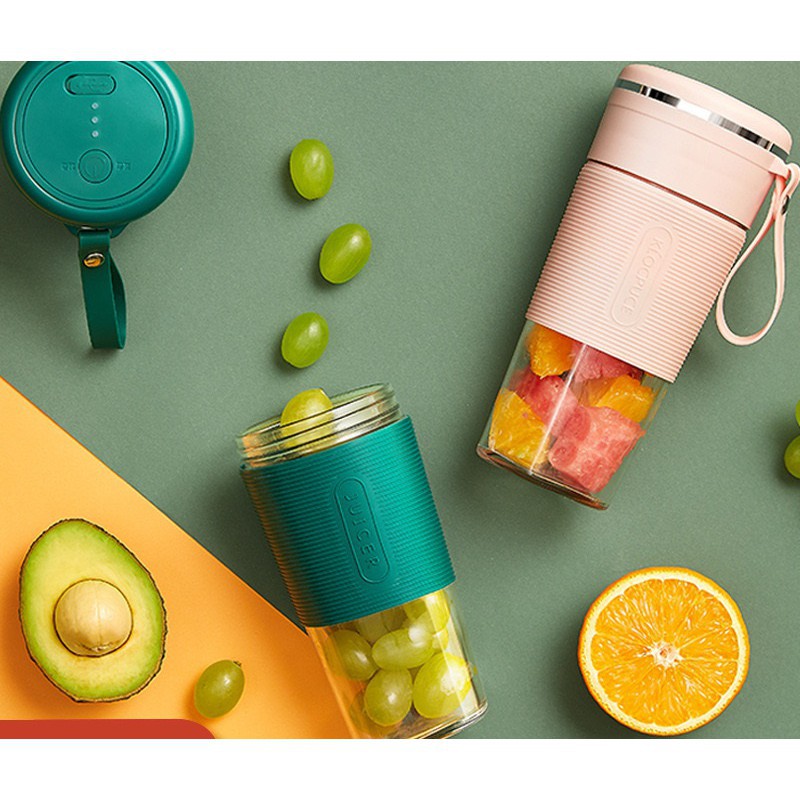 Portable USB Rechargeable Juice Blender 1240 Pengisar Buah Jus Mini ...