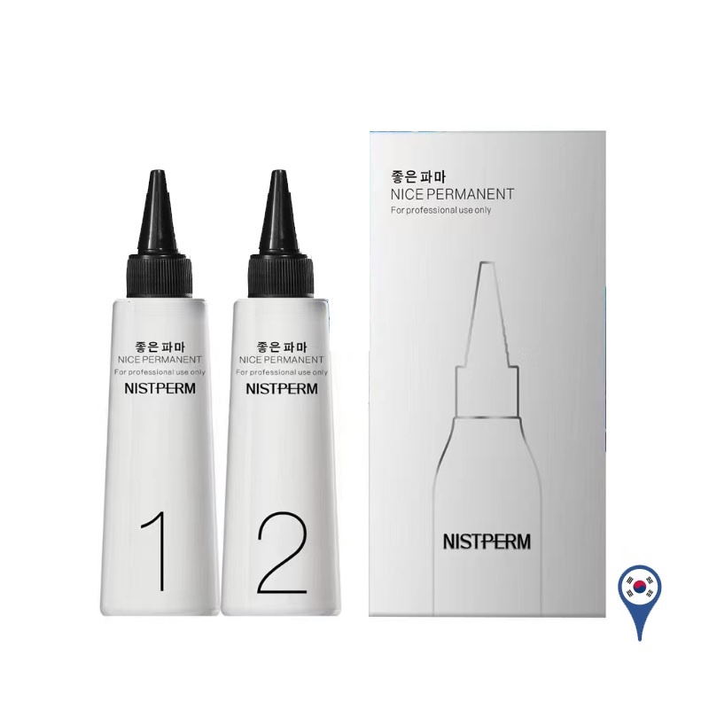 Korea Perm NISTPERM Cold/Hot perm liquid curling potion perm water hair ...