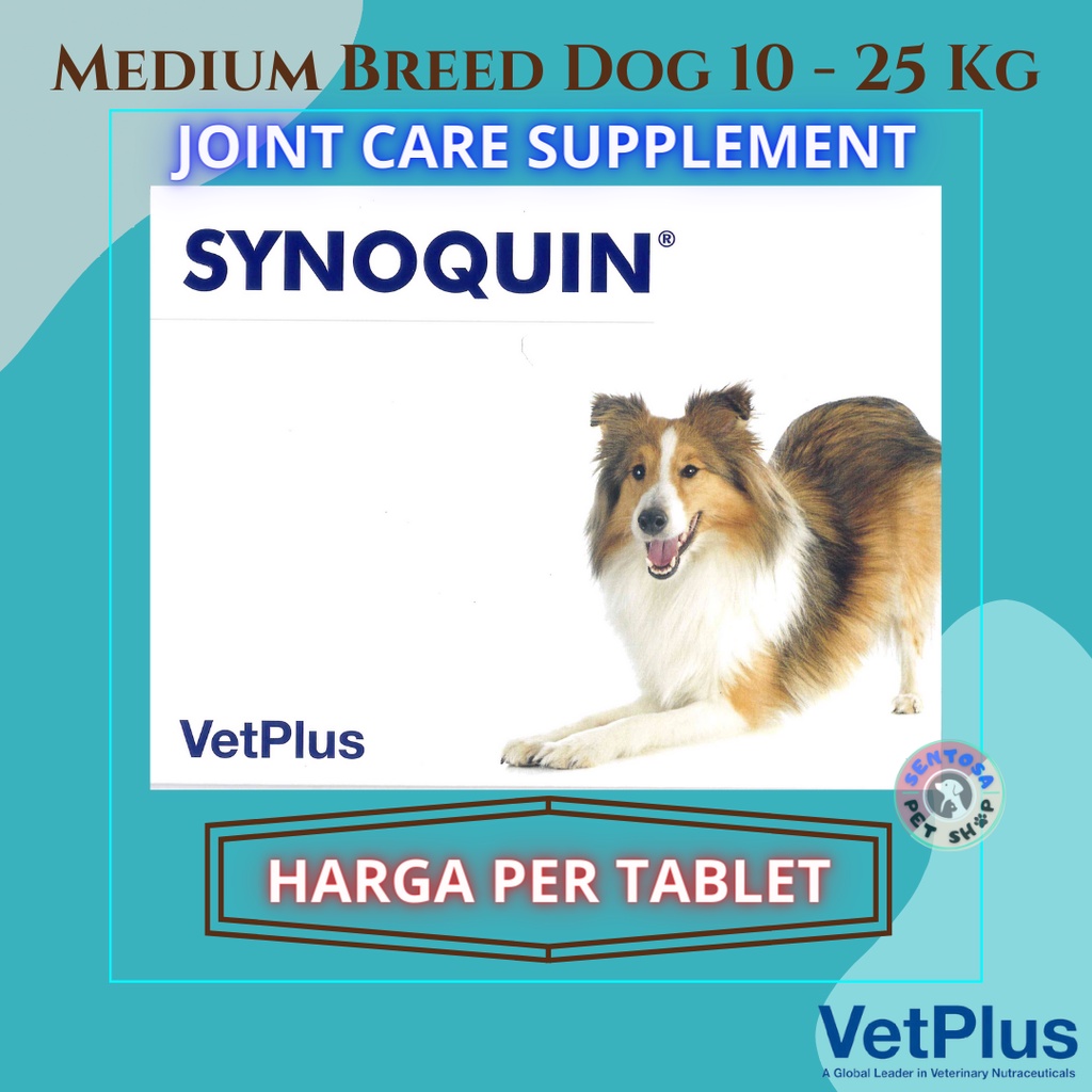 Synoquin EFA Medium Breed - Dog Joint Supplement (1 tablet) | Shopee ...