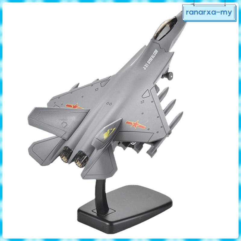 [RanarxaMY] 1/72 Fighter Aircraft Model Diecast Plane Chinese J31 ...