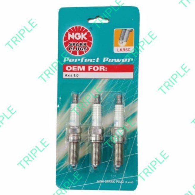 NGK SPARK PLUG AXIA LKR6C(3PCS) | Shopee Malaysia