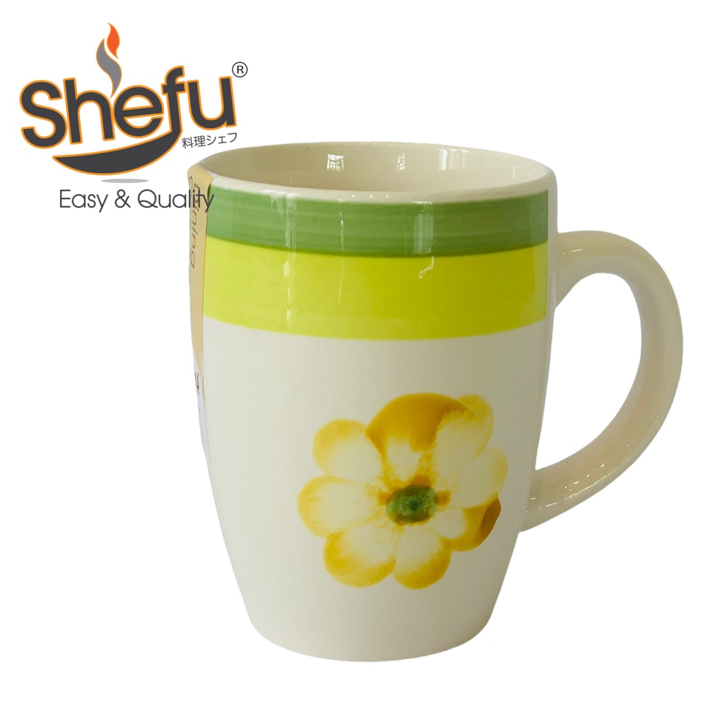 SHEFU Stoneware Mug Hand Painted - Daisy (10oz) | Shopee Malaysia