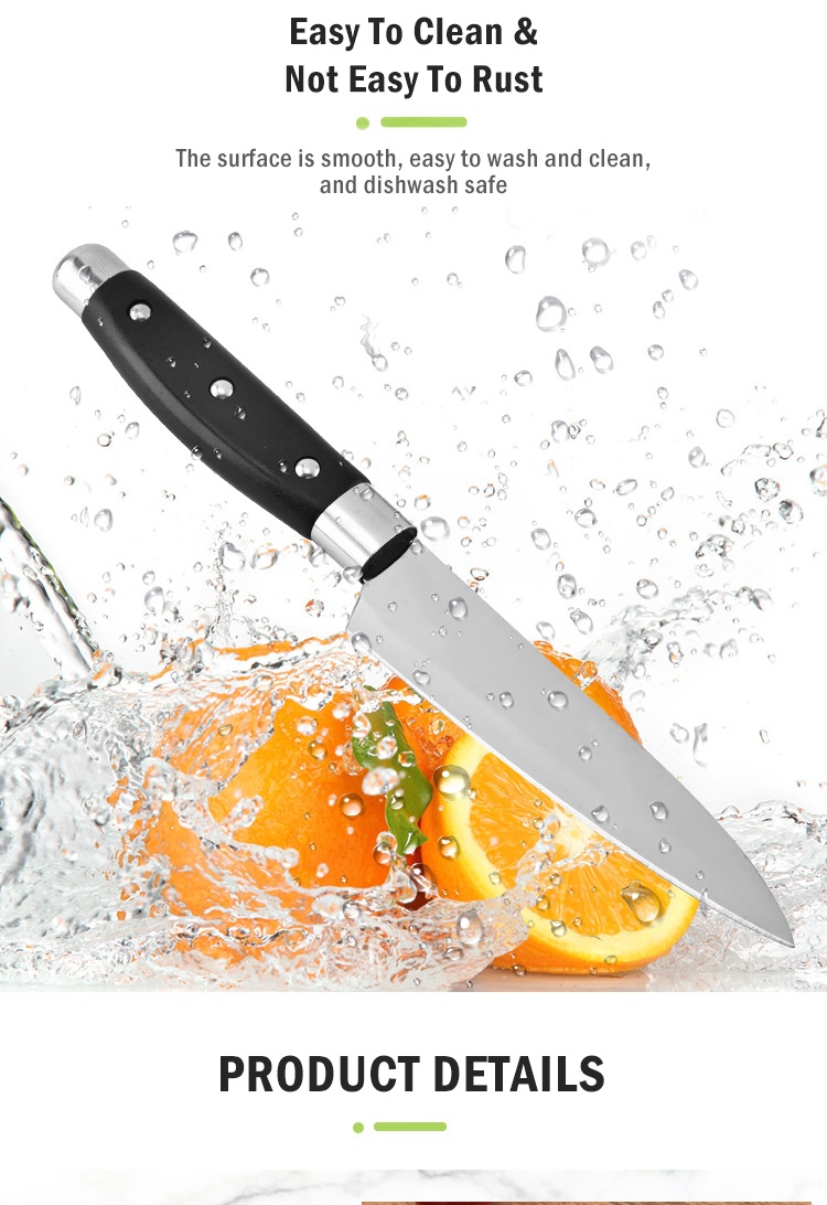 RIMEI Kitchen Knife Stainless Steel 5 / 6 / 8 Inch Cooking Knives With ...
