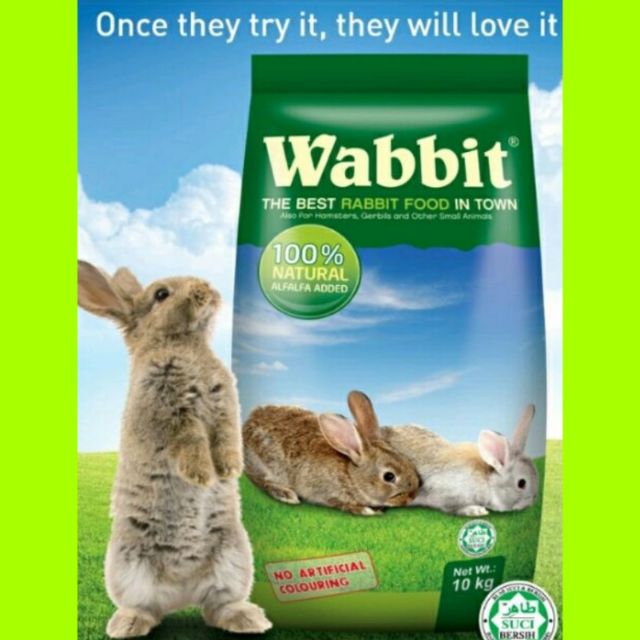 Wabbit 100% Alfalfa Rabbit Food - 1kg Repacking | Shopee Malaysia