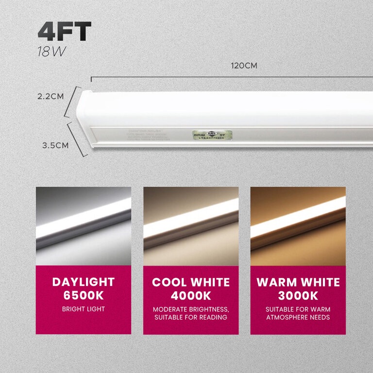 LED T5 BATTEN [1FT/2FT/3FT/4FT] [5W/9W/14W/18W] LED T5 COMPLETE SET ...