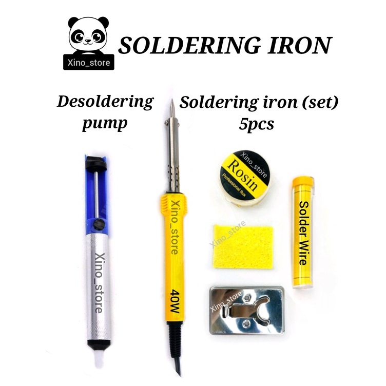 40w Soldering Iron Set (6 IN 1) Soldering Iron Kit Soldering Tools Set ...