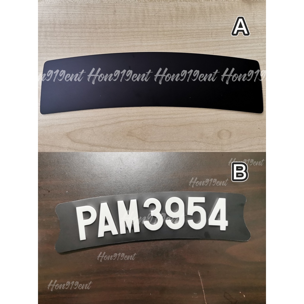 Papan Plat Besi Trojan Motor Ketuk/Papan Kosong Trojan/Front Number ...